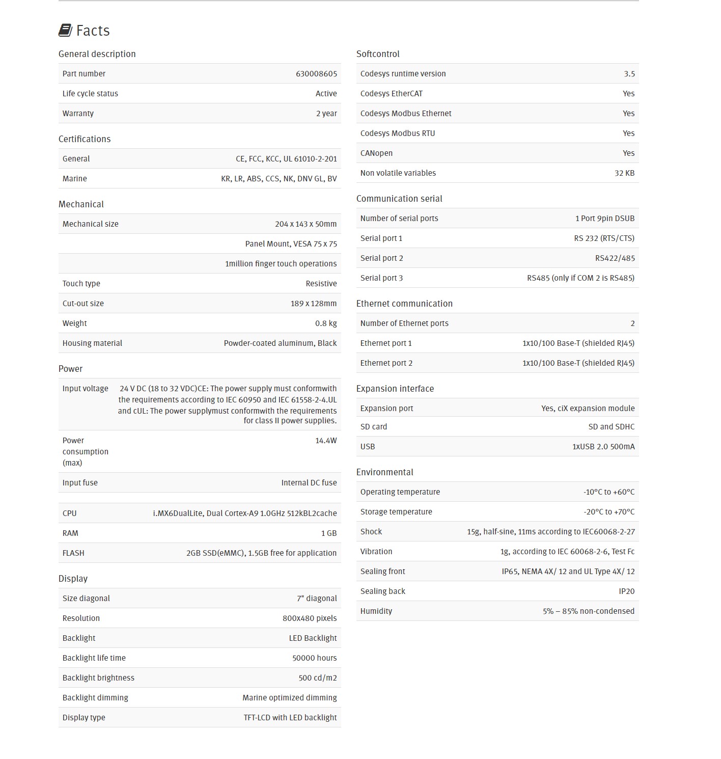 X2 marine 7 SC | X2 marine - HMIs | Beijer | MICA Controls LTD.